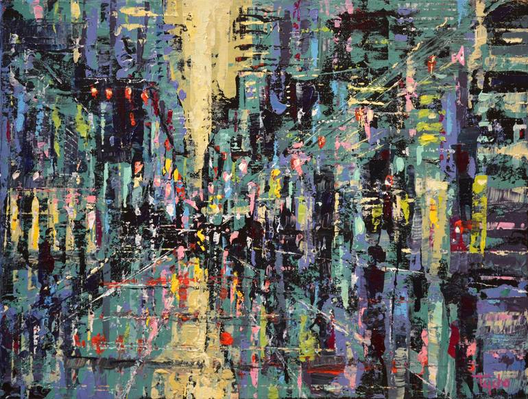 The Wild West End Painting by David Tycho | Saatchi Art