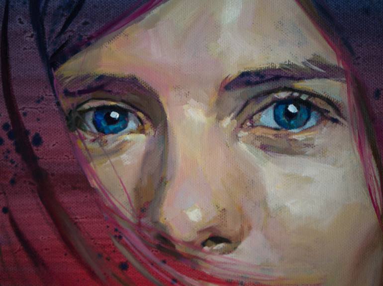 Aurora Aksnes Painting by Oleksii Gnievyshev | Saatchi Art