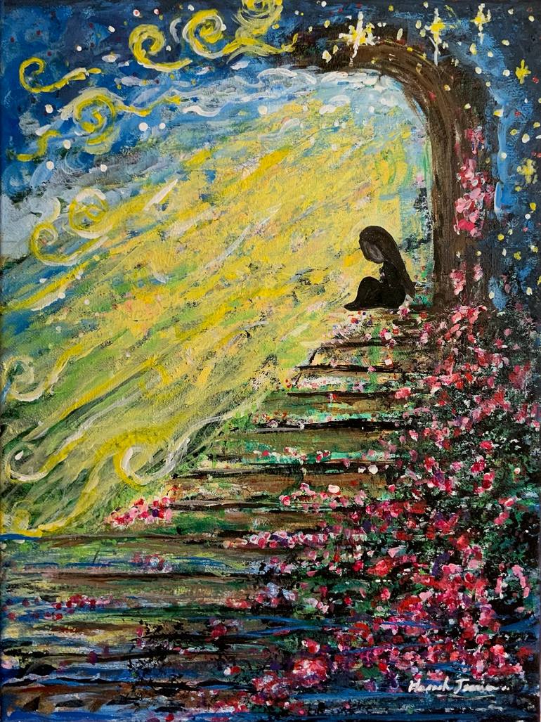 For the Inner Child Painting by Hannah Jeanne | Saatchi Art