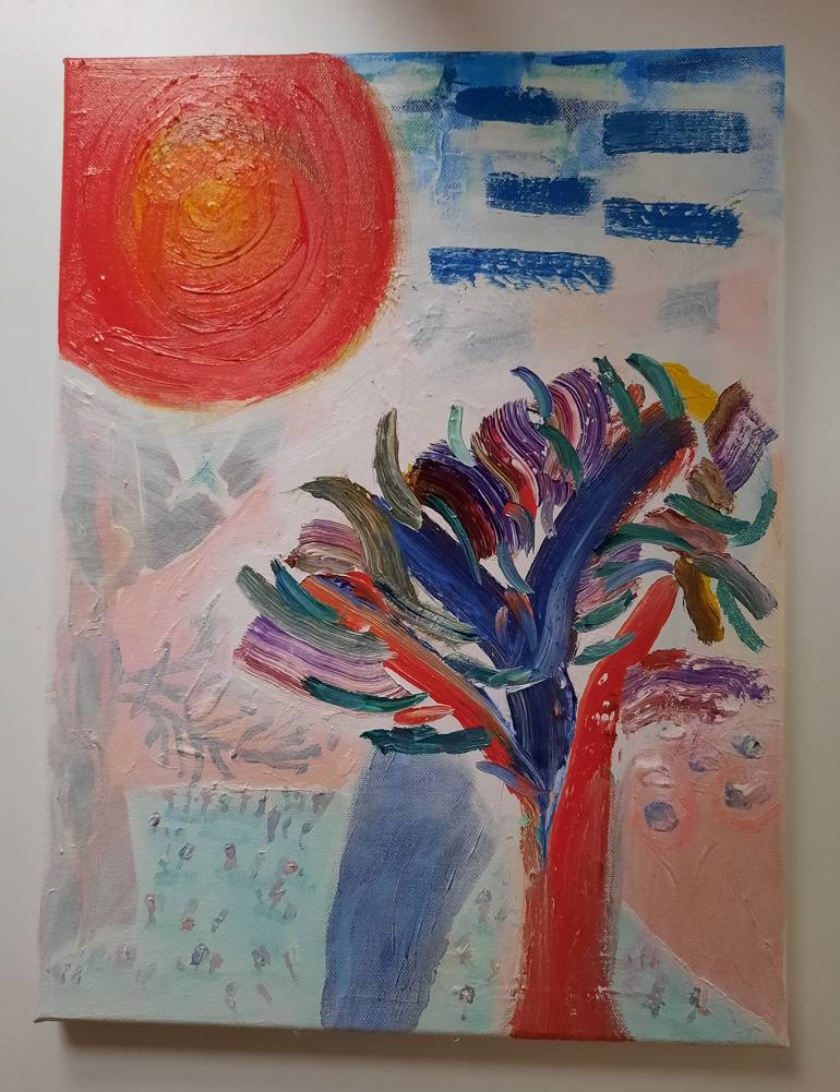 Somewhere Nice Painting by Stuart Ridley | Saatchi Art