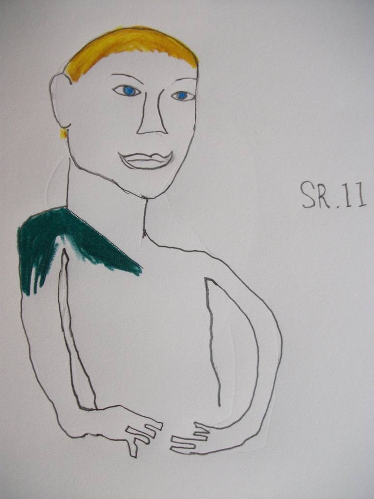 SELF PORTRAIT Drawing by Stuart Ridley | Saatchi Art