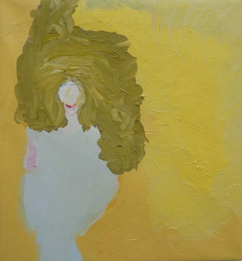 Aunt Margaret in Central Park Painting by Stuart Ridley | Saatchi Art