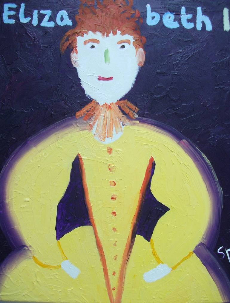 Elizabeth I Painting by Stuart Ridley | Saatchi Art