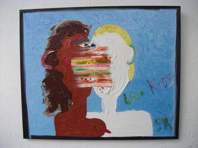 The Kiss Painting by Stuart Ridley | Saatchi Art