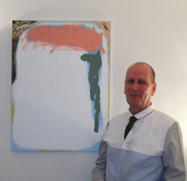 stuART ridley and his painting Do you mind if I share your table ...