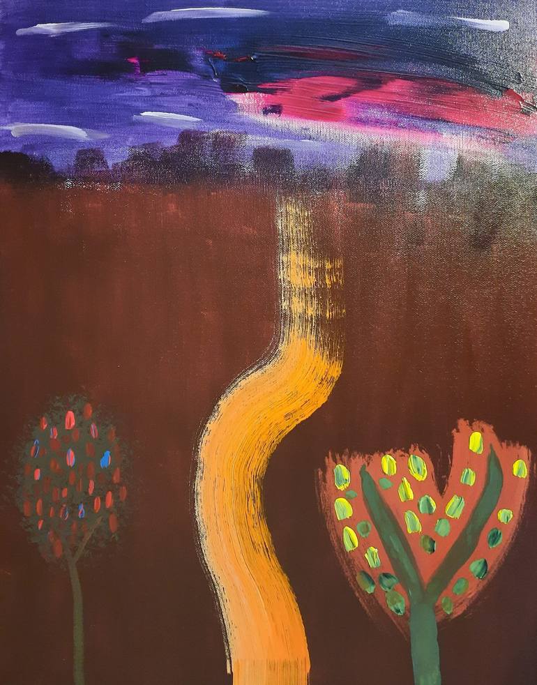 A Long Way To Go Painting by Stuart Ridley | Saatchi Art