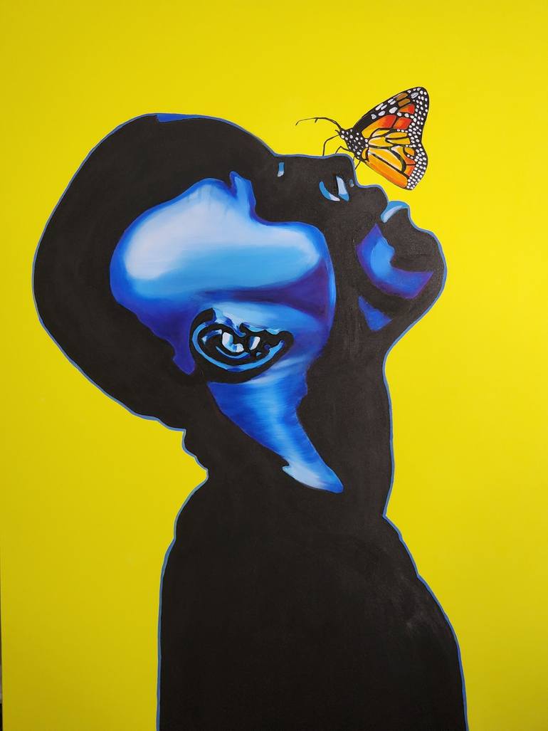 Good Energy Painting by Erika Loney | Saatchi Art