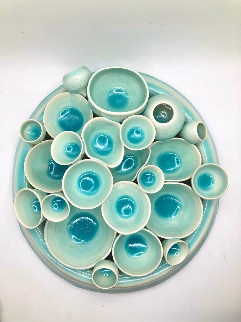 Amphoric I (porcelain wall sculpture) Sculpture by Le Lef | Saatchi Art