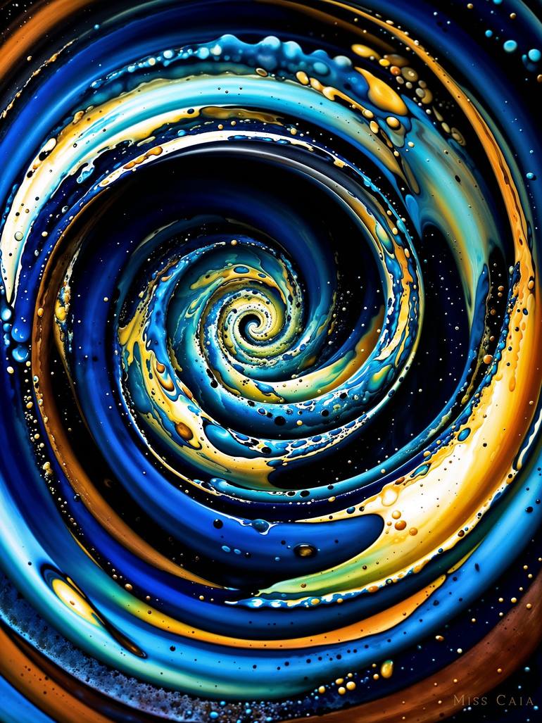 Vortex of Stress Digital by Miss Caia | Saatchi Art