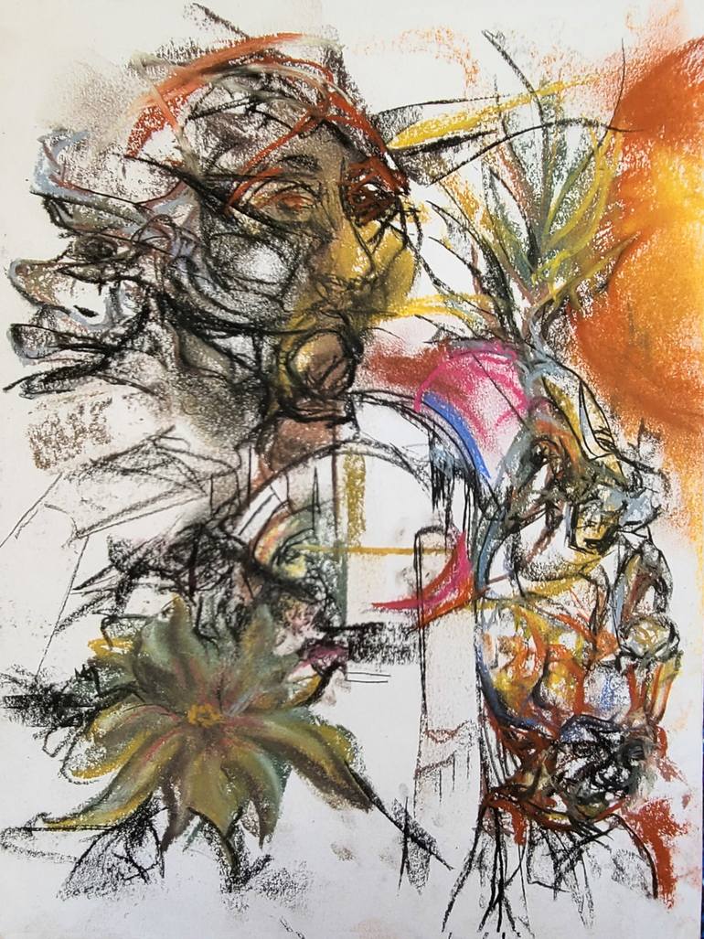 The Gasp Drawing by Crystal Leavitt | Saatchi Art