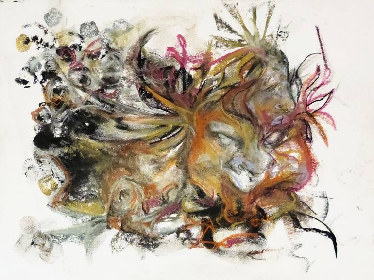Battle Of The Possessed Drawing by Crystal Leavitt | Saatchi Art