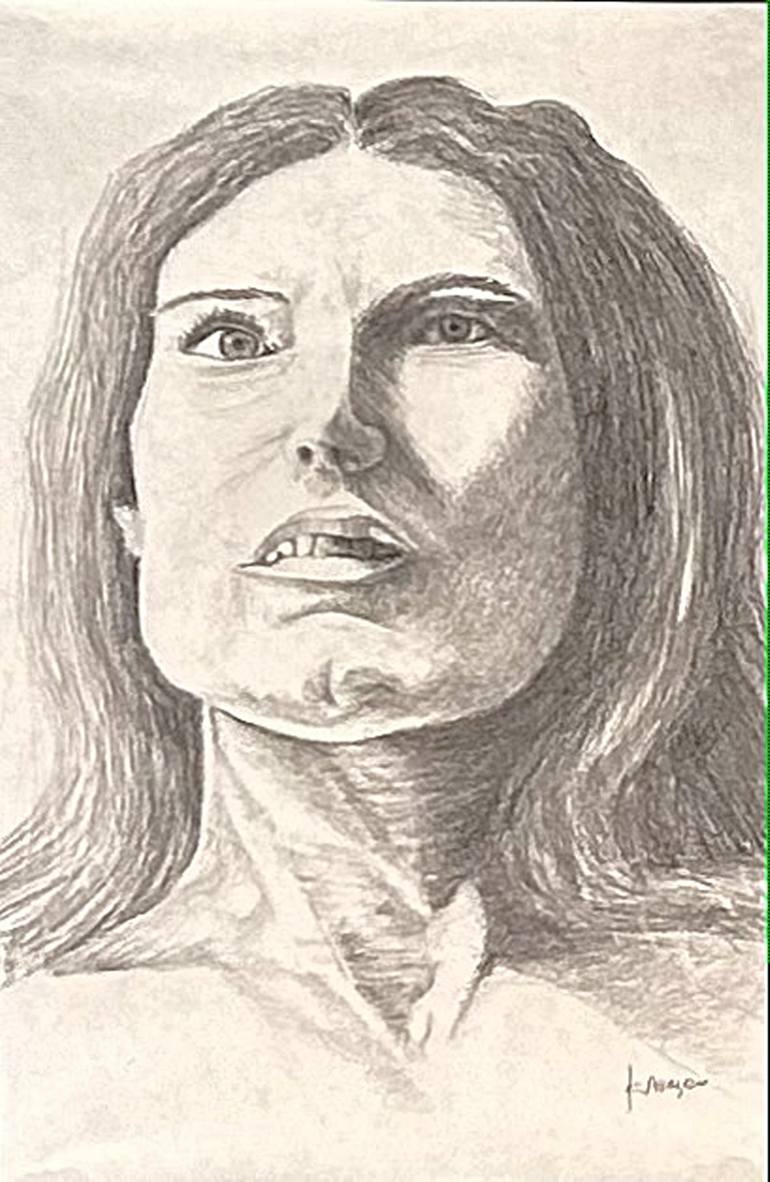 Nancy Graves Drawing by Kevin Alleger | Saatchi Art