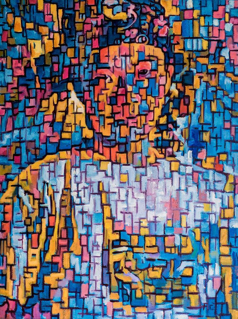 Self Portrait Painting by Chong Fu | Saatchi Art