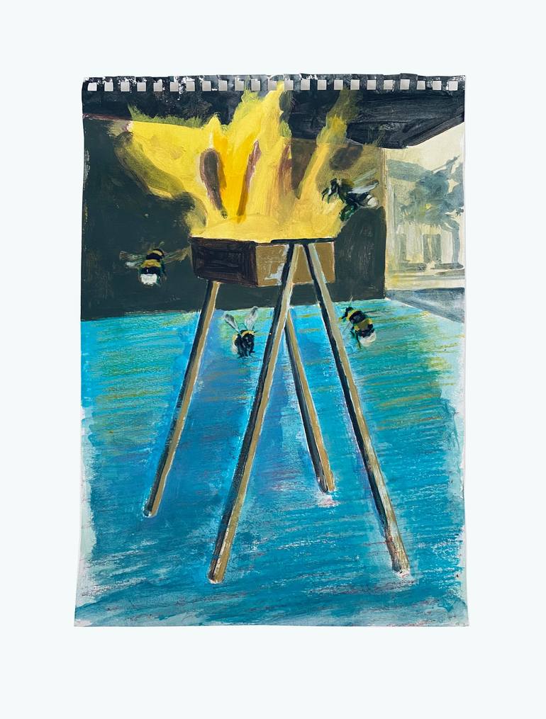 Foragers Painting by Ben Summers | Saatchi Art