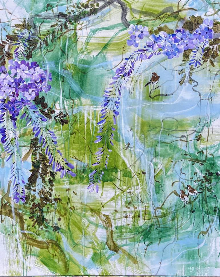 Good morning Painting by Tina Ding | Saatchi Art