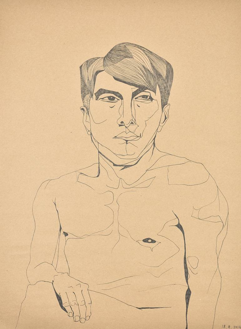 Hunger Drawing by Gwen Jeremiah | Saatchi Art