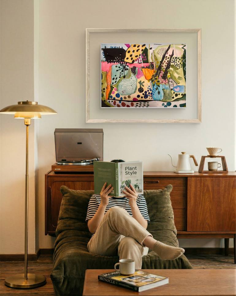 Garden of Quiet Wonder Painting by Elaine Wrogemann | Saatchi Art