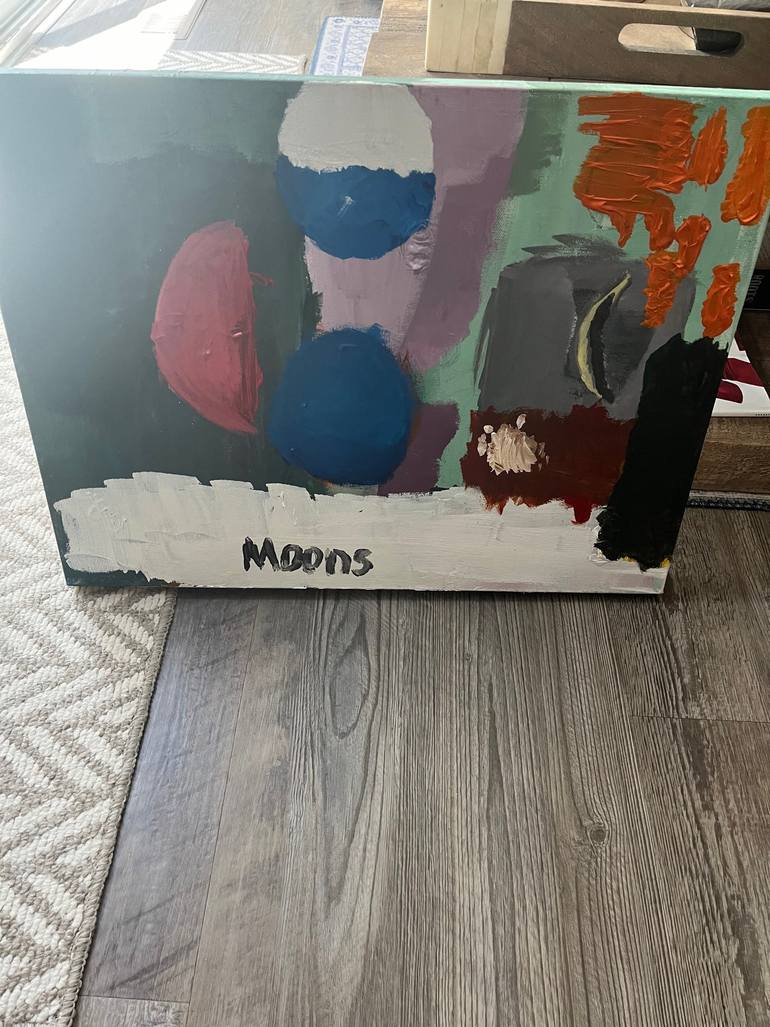Moons Painting by Kurt Erkmen | Saatchi Art