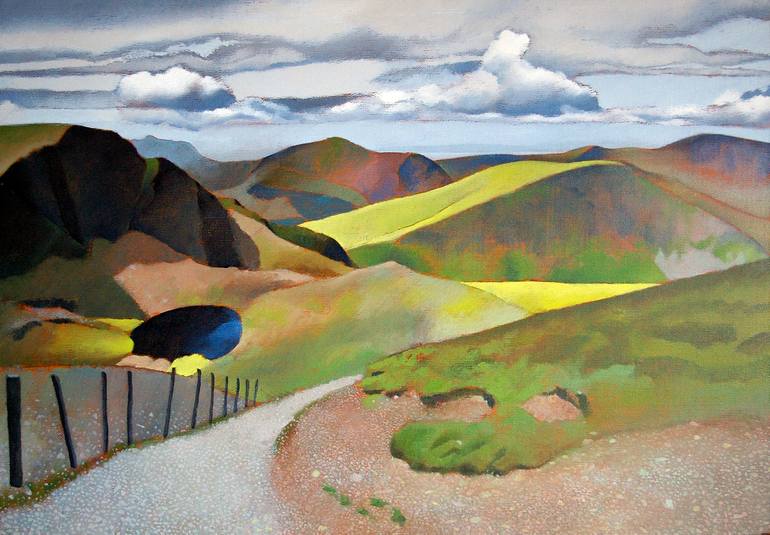 Snowdon SOLD Painting by Tim Woodcock-jones | Saatchi Art