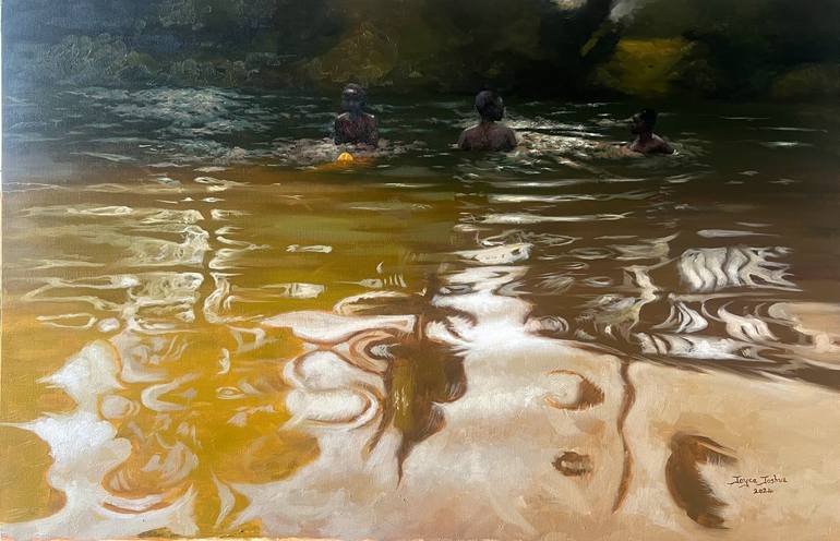 Whispers of reflection Painting by Joyce Joshua | Saatchi Art