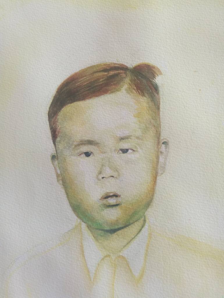 A Child Painting by Frank Ys Yu | Saatchi Art