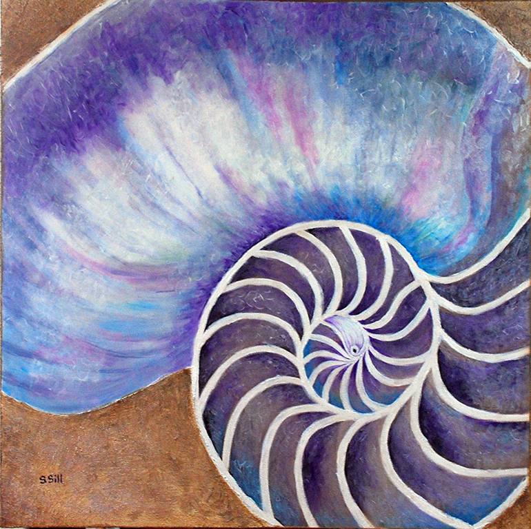 Nautilus Painting by Sue Sill | Saatchi Art