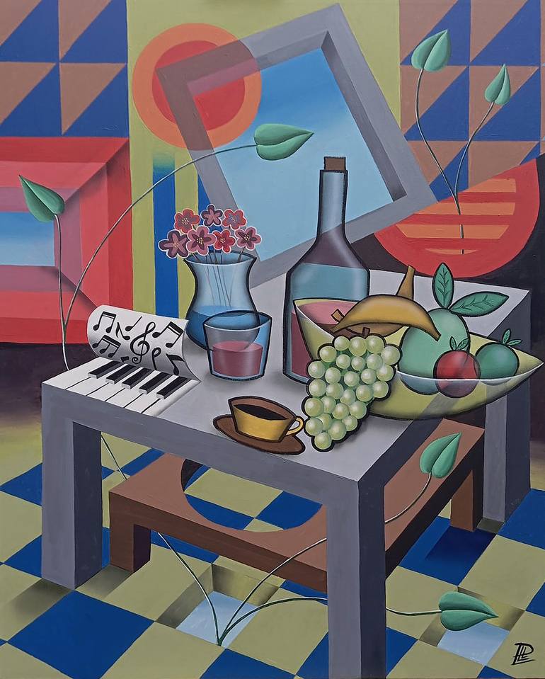 Bodegó Painting by Pere Lluís León | Saatchi Art