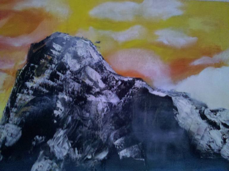 berg Painting by Melissa Raymaekers | Saatchi Art
