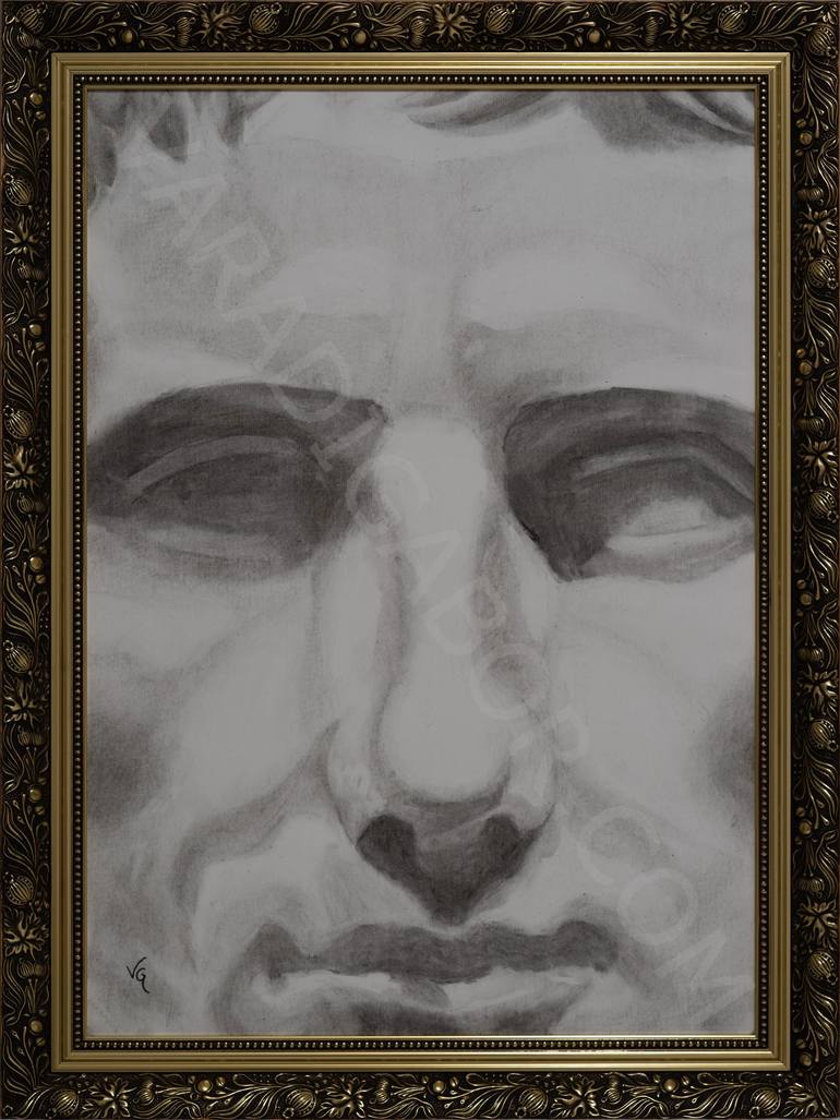 Augustus Via Labicana Drawing by Gábor Váradi | Saatchi Art