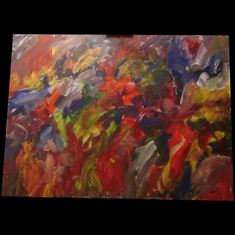 Le pont entre mondes Painting by Patrick Lambert | Saatchi Art