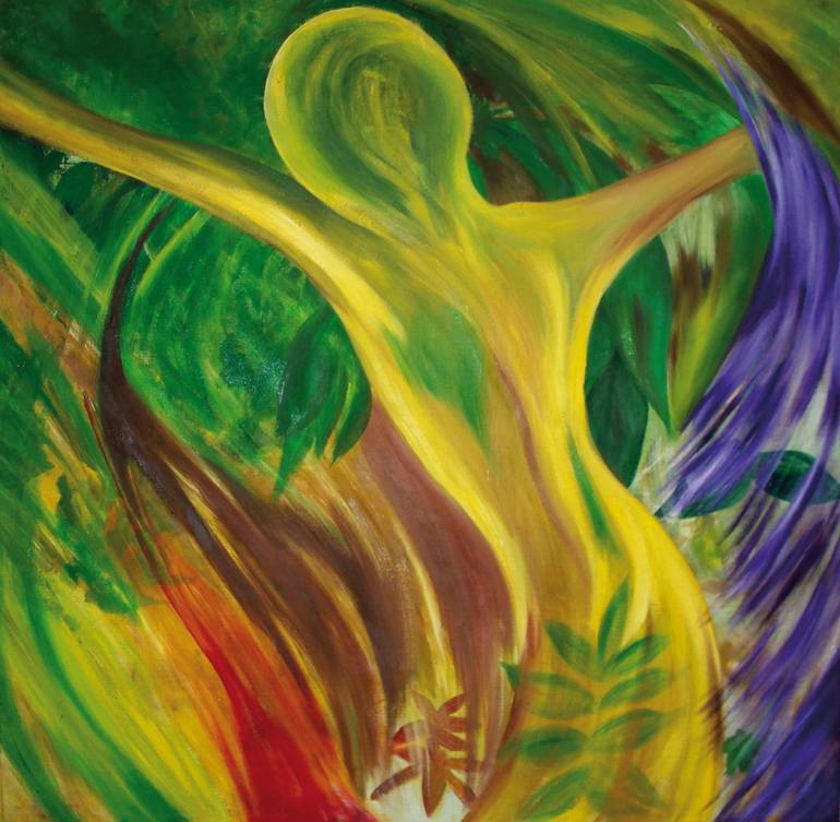 Connected Painting by Rema Meyendorf | Saatchi Art