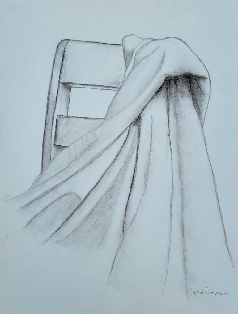 Drape Drawing by Josie Wines | Saatchi Art