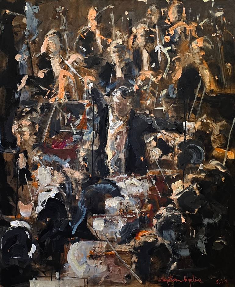 CONCERTMASTER Painting by Septimiu Capatina | Saatchi Art