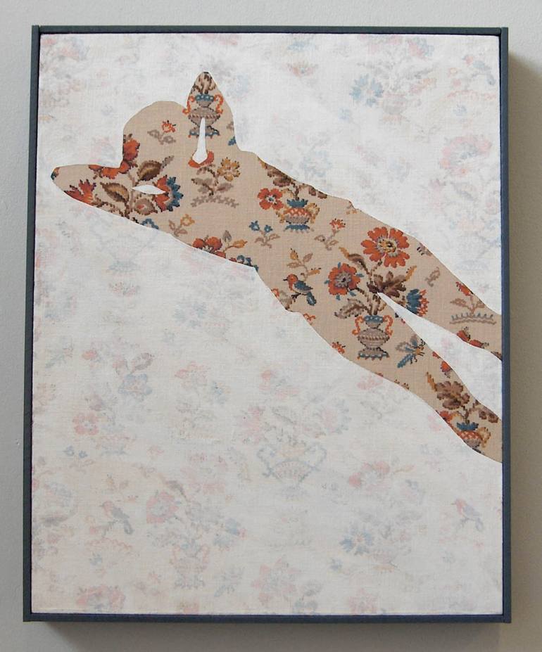 Reclining Rose Painting by Harriet Smith | Saatchi Art