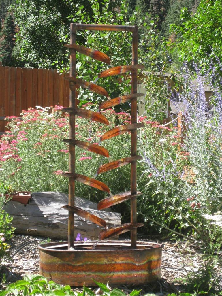 Water Trellis 4' Outdoor Sculpture by David Perlman | Saatchi Art