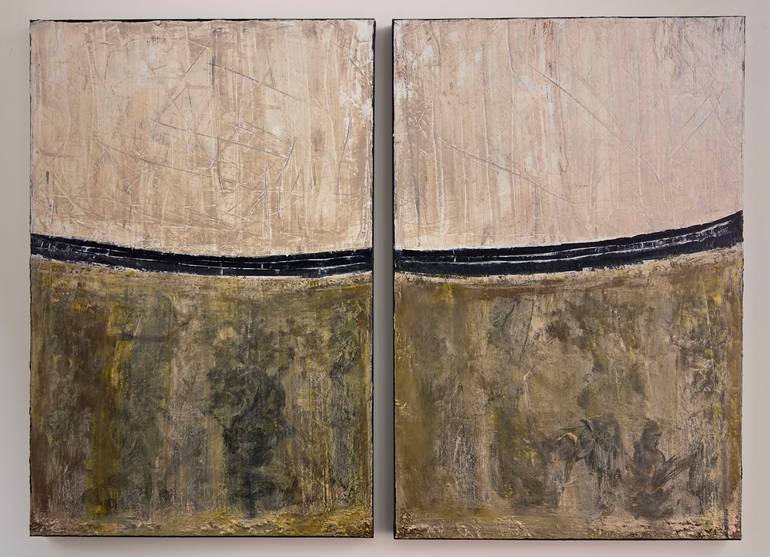 Hiding Beneath Painting by Michael Stadvec | Saatchi Art