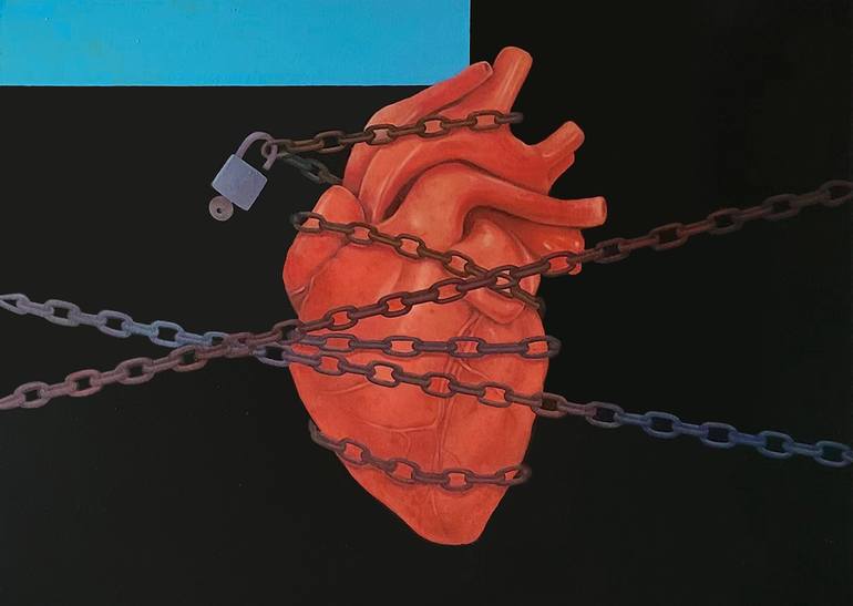 Open the heart Painting by D X | Saatchi Art
