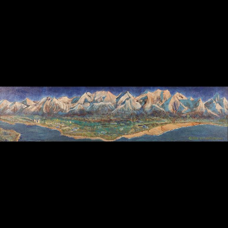 Anchorage Bowl Painting by Donald R Ricker | Saatchi Art