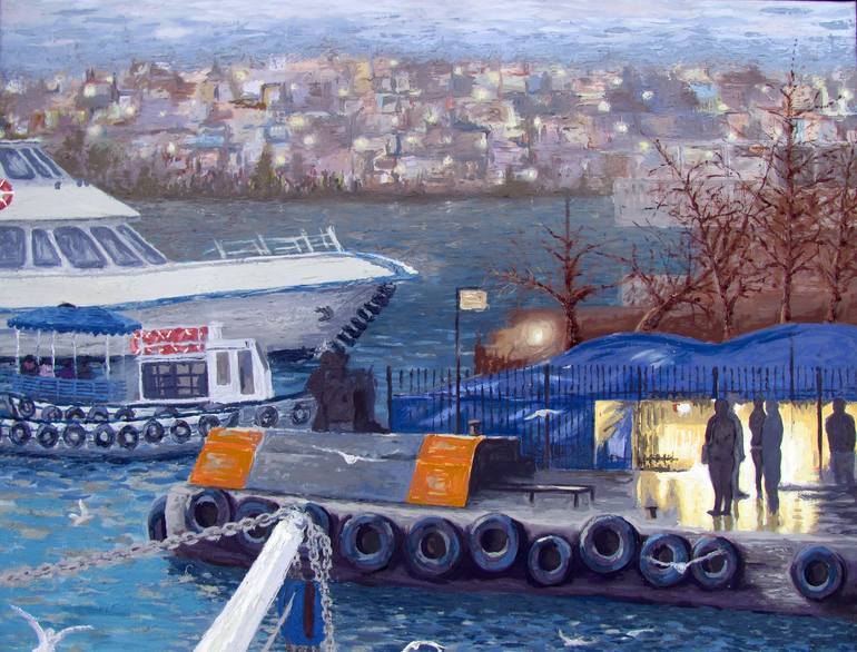 istanbul Painting by mustafa tunc | Saatchi Art