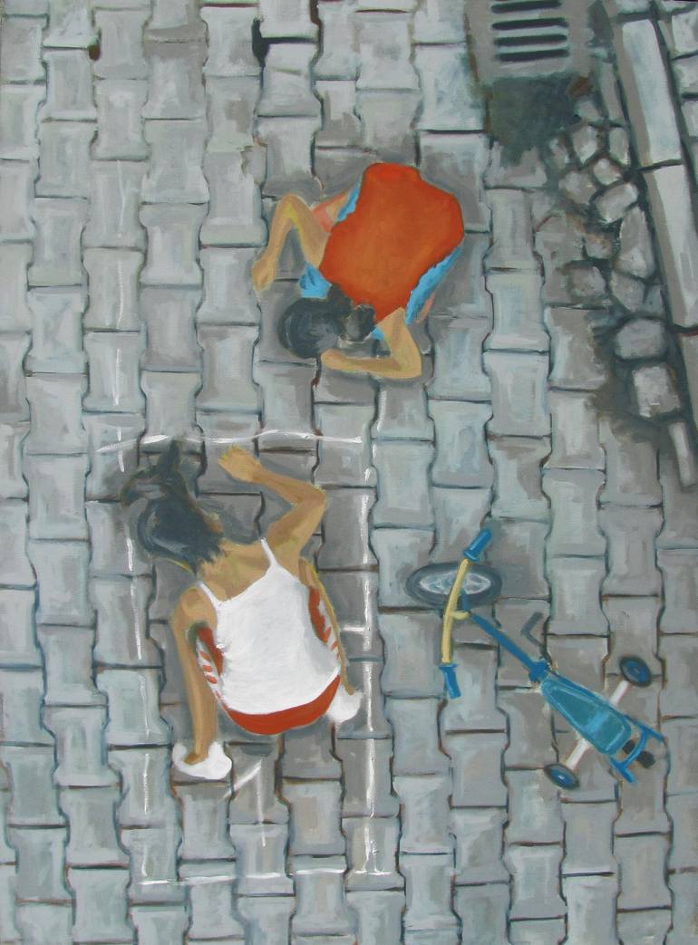 oyun Painting by mustafa tunc | Saatchi Art