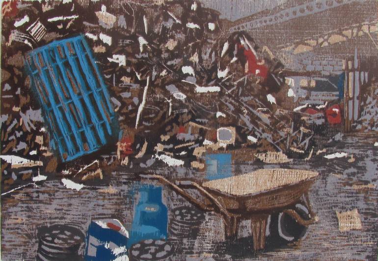 hurdalık Printmaking by mustafa tunc | Saatchi Art