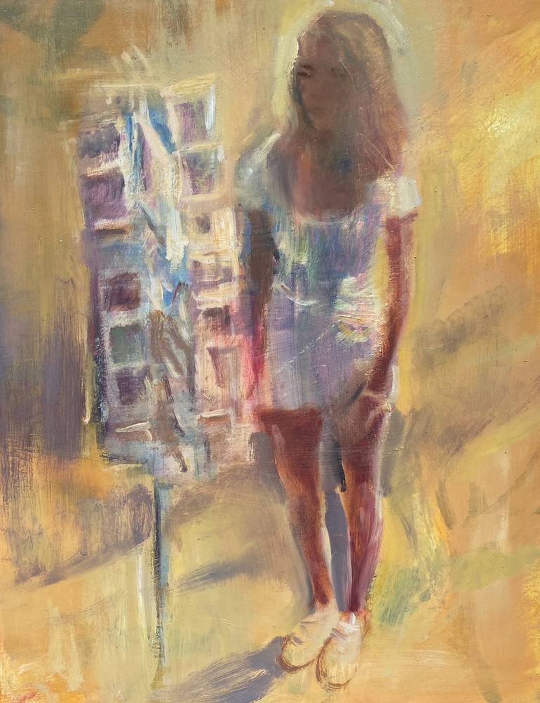 Getty Postcards Painting by Gregg Chadwick | Saatchi Art