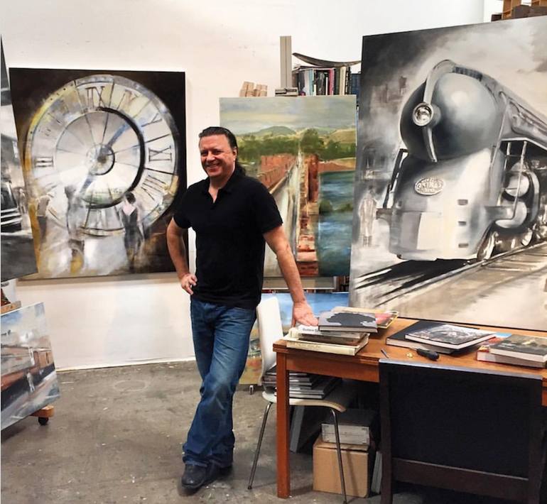 Mystery Train (20th Century Limited) Painting by Gregg Chadwick ...