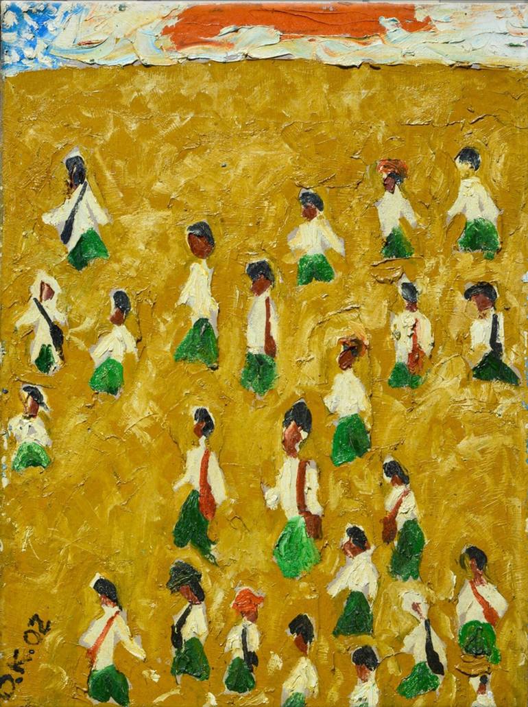 School Time Painting by Telismanic Era | Saatchi Art