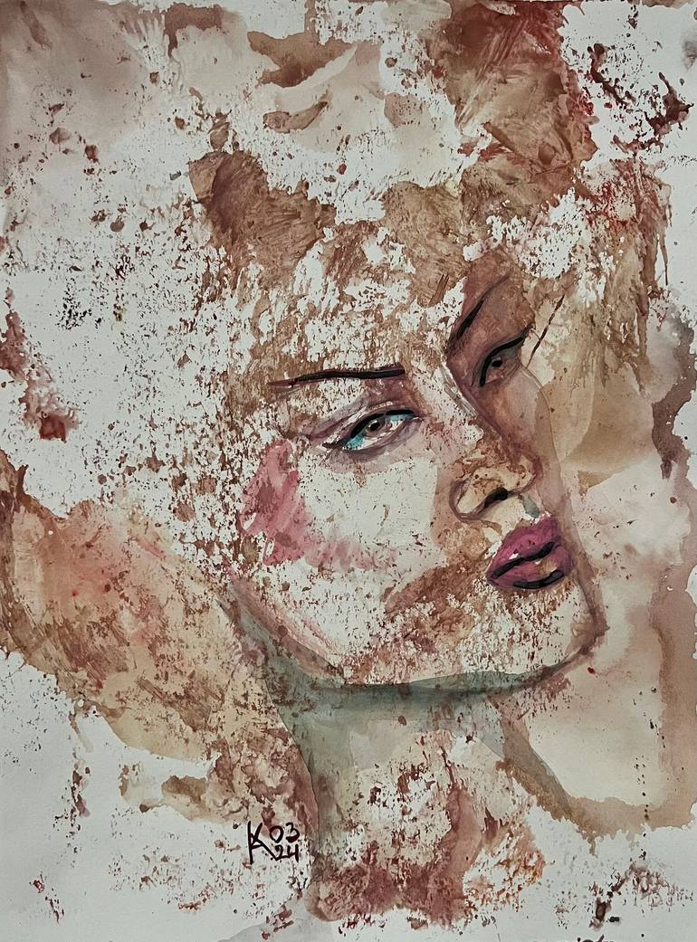 Sandstorm Painting by Katerina Anchugova | Saatchi Art