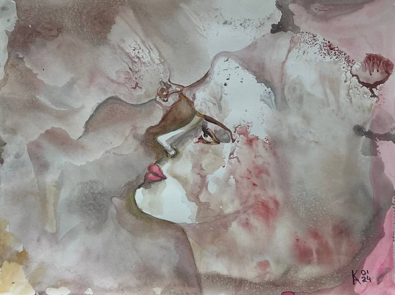 Fidelity to love Painting by Katerina Anchugova | Saatchi Art