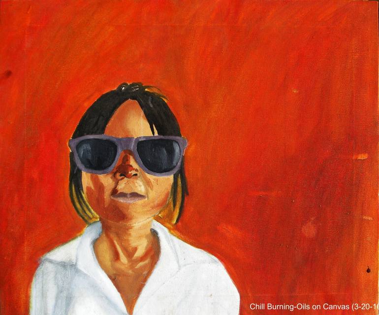 chill-burning Painting by R M | Saatchi Art