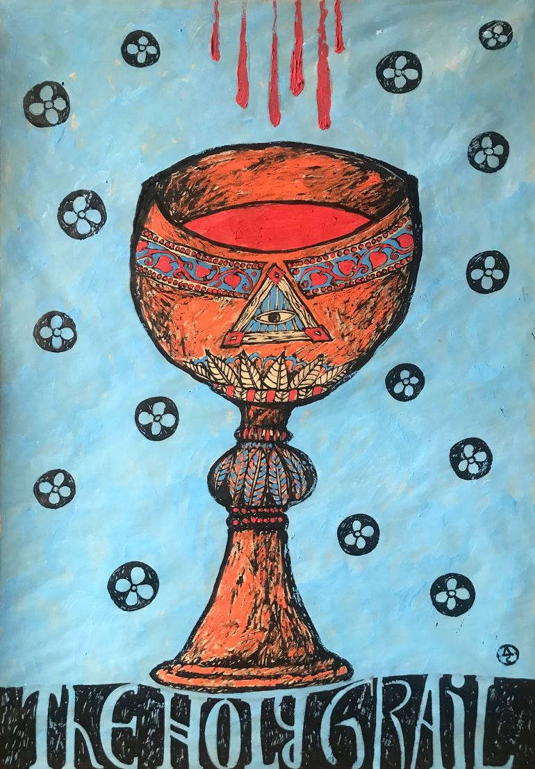 The Holy Grail Drawing by Dmytro Sytnikov | Saatchi Art
