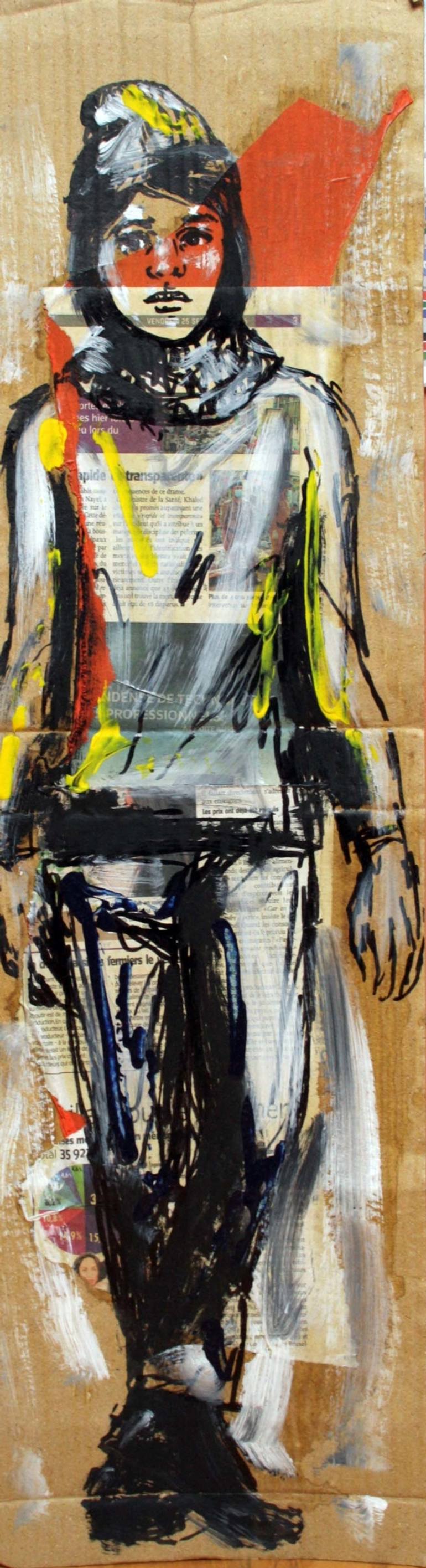 Girl Drawing by Sandra Issa | Saatchi Art