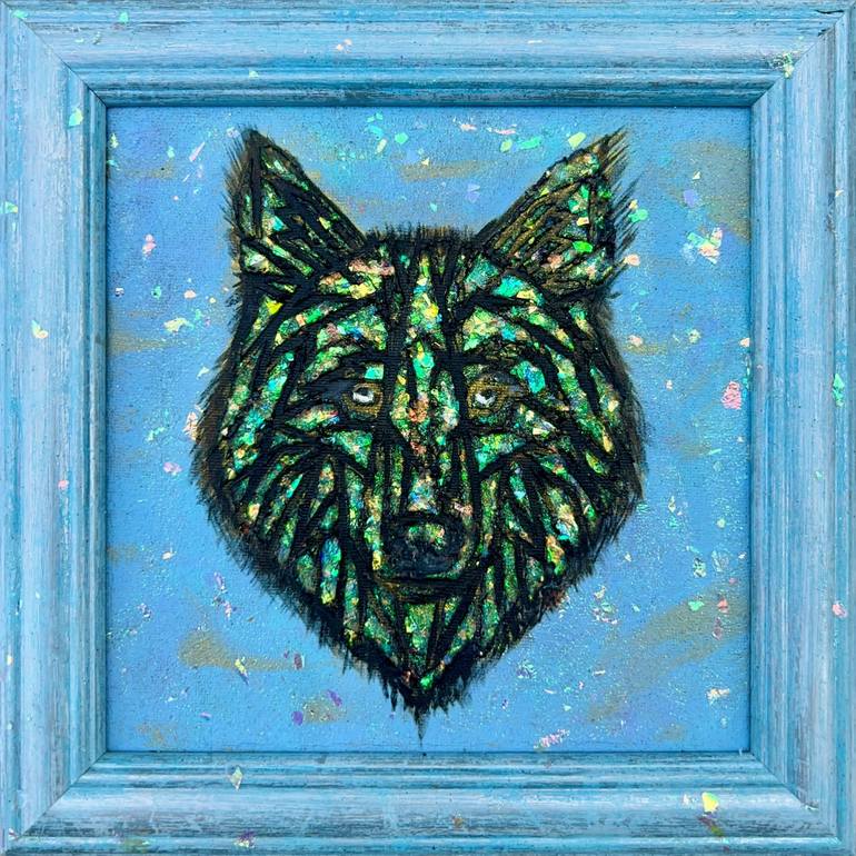 Prismatic Howl Painting by Plamena Papazova | Saatchi Art